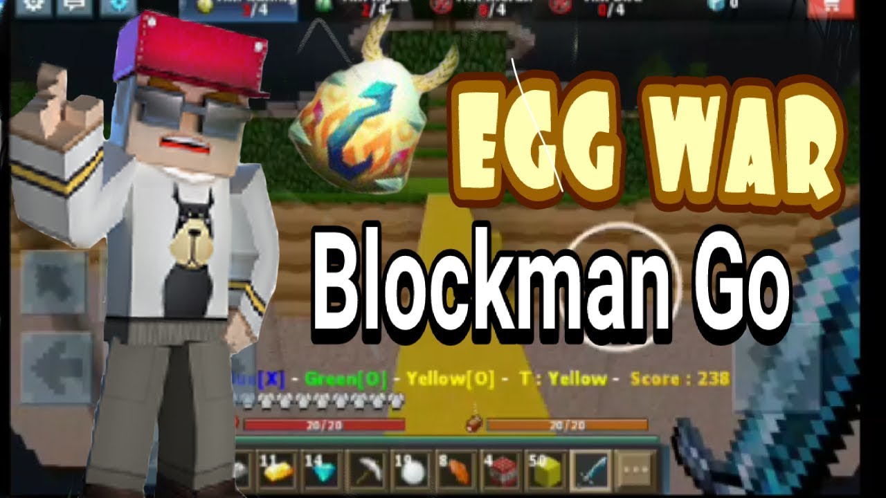 BLOCKMAN GO EGG WARS GAMEPLAY INDONESIA - YouTube