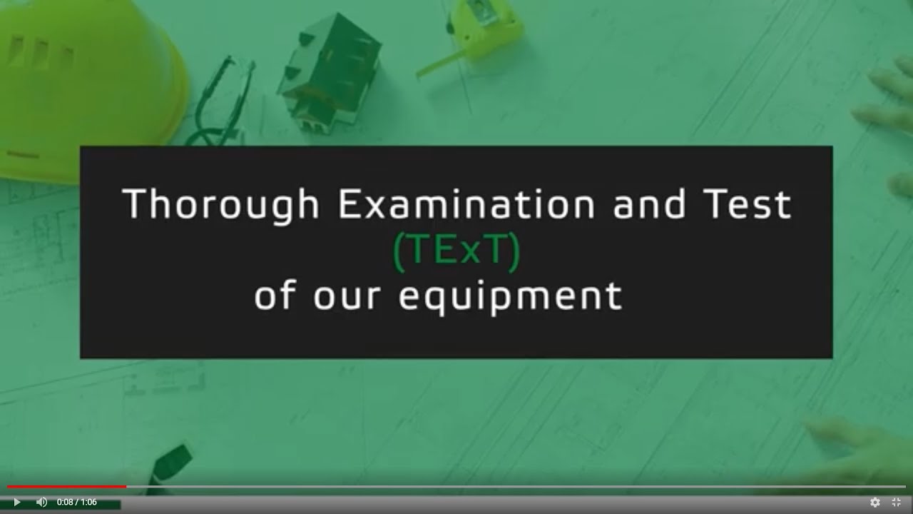 Thorough examination and test certificates for RVT equipment - YouTube