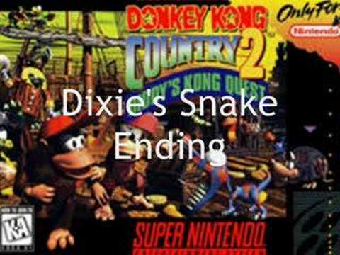 DKC2 - All Dixie's Endings - YouTube