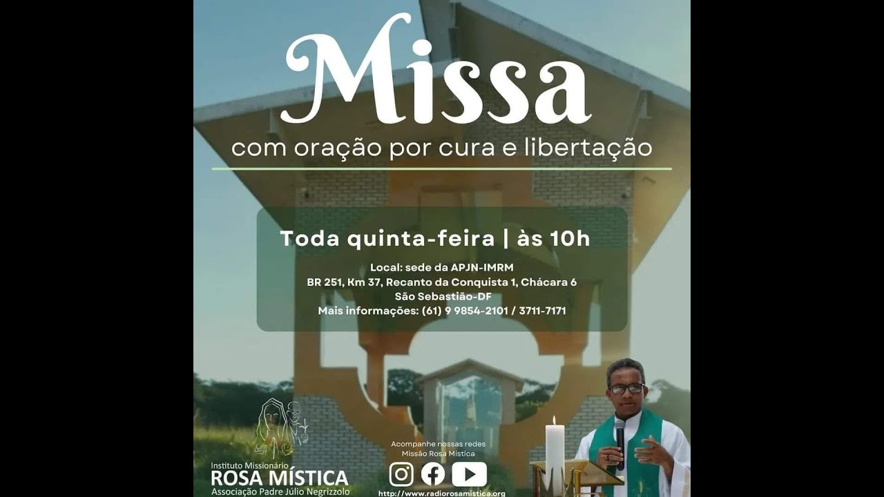 Santa Missa Pe Vanilson Silva 08092022 Youtube