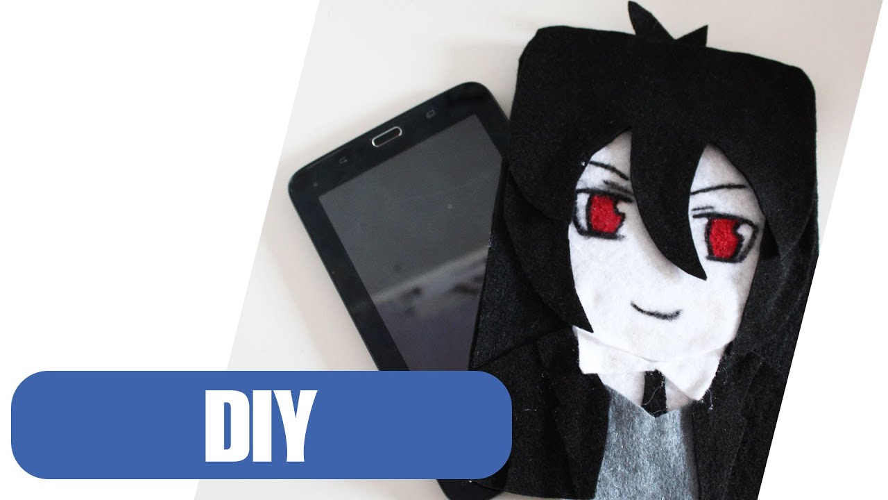 DIY: Tablet Tasche & Handy Case im Anime Style selber machen! - YouTube