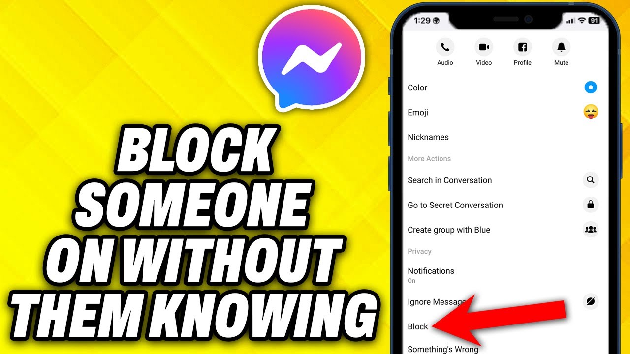 How To Block Someone On Messenger Without Them Knowing (2025) - YouTube