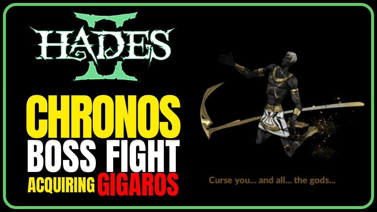 Acquiring Gigaros - CHRONOS Boss Fight| Hades 2 Gameplay - YouTube