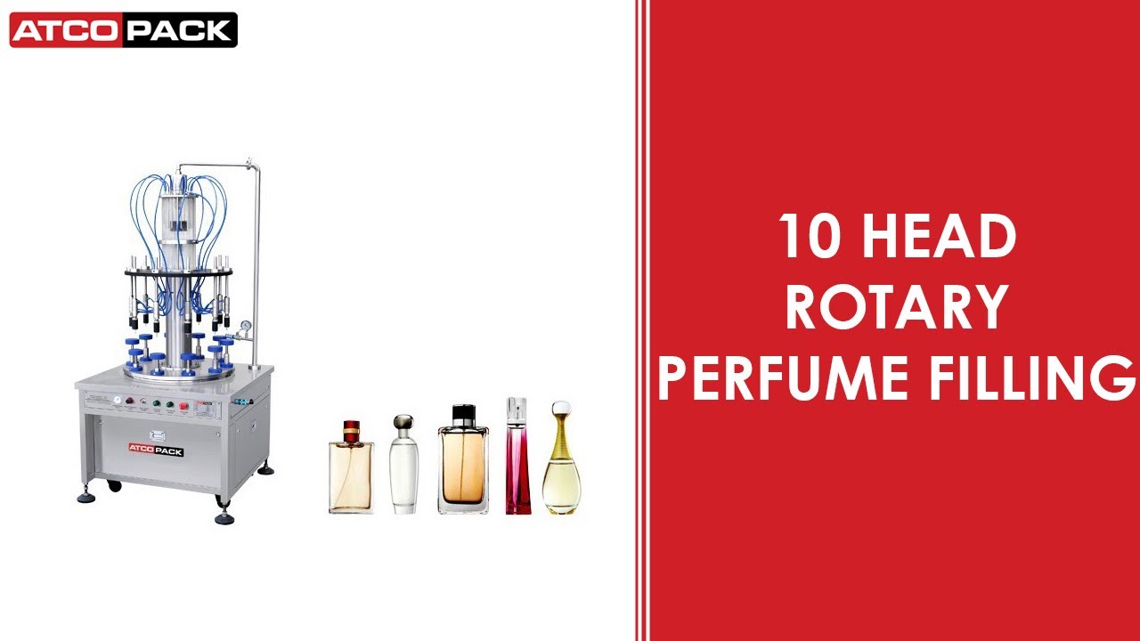 10 Head Rotary Perfume Filling - ATCOPACK - YouTube