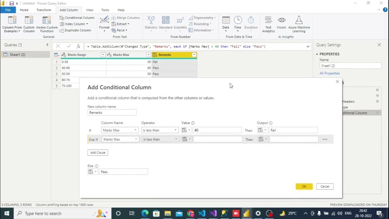 To Use Conditional Column in Power Query - YouTube