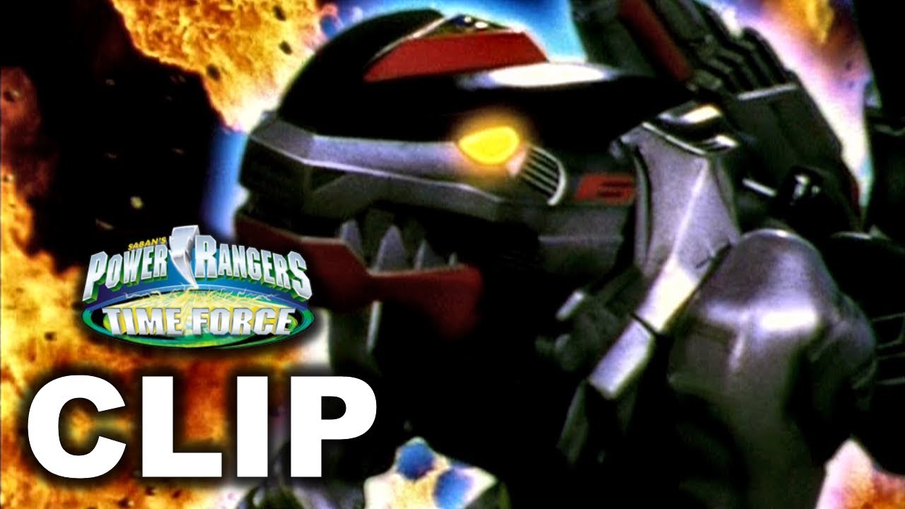 Power Rangers Time Force - Quantasaurus Rex (Q-Rex) First Scene/Debut ...