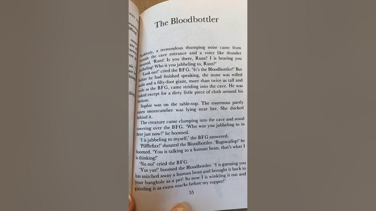 The BFG - Chapter 9 Read-aloud - YouTube