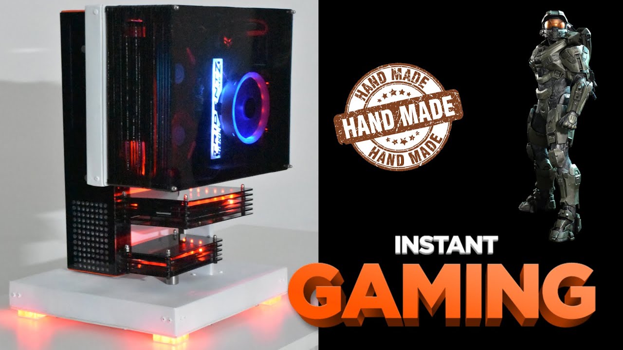 Gaming PC | Unique Cabinet Design | Hand Made - YouTube