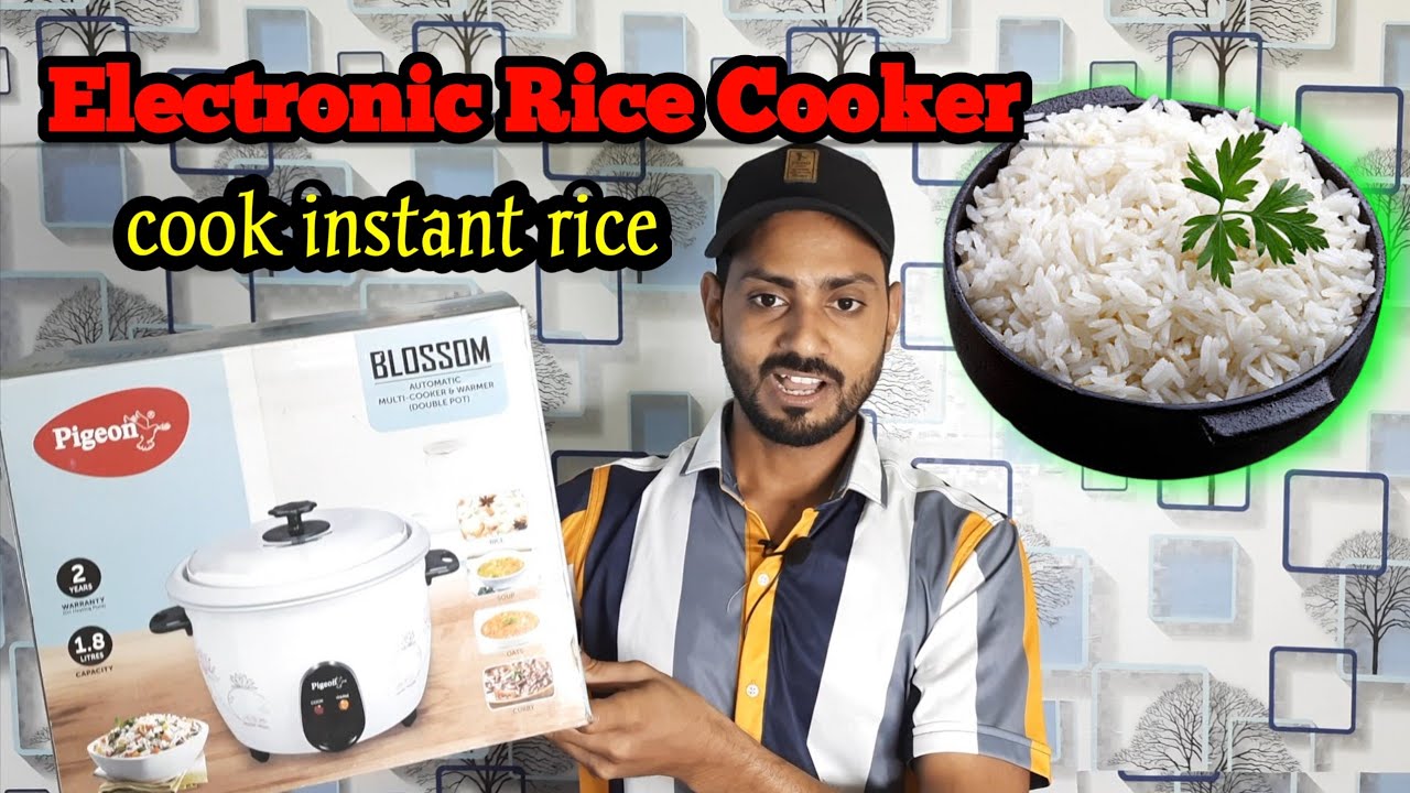 Electronic Rice Cooker | Pigeon Rice Cooker How To Use | Rice Maker ...
