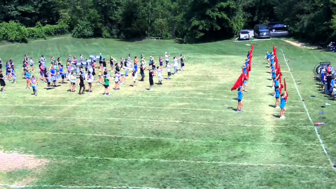 Brandon Marching Band Camp 2012 Medusa - YouTube