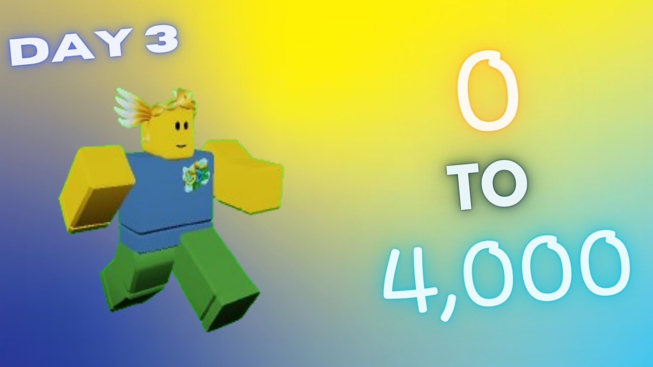 🔴 DAY 3 | 0 TO 4K ROBUX CHALLENGE LIVE 🔴 | Gdz Roblox Gamez - YouTube