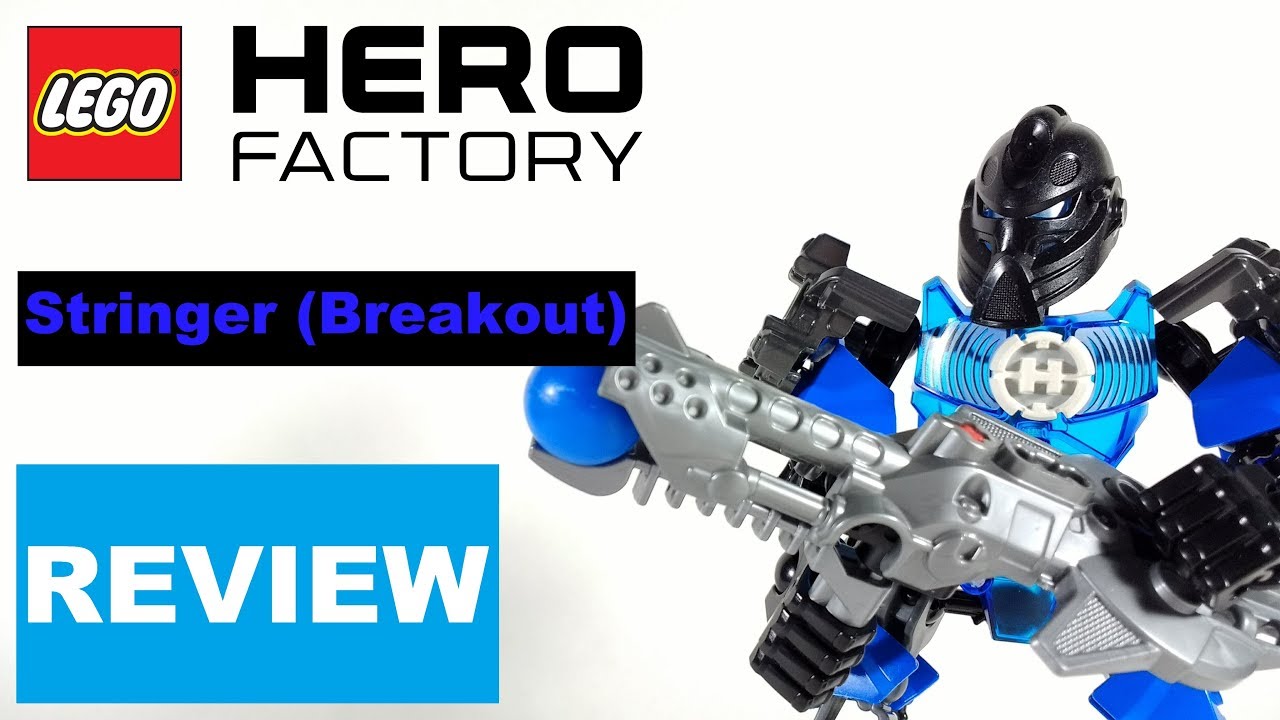 Lego Set Review: Hero Factory Stringer (Breakout) - YouTube