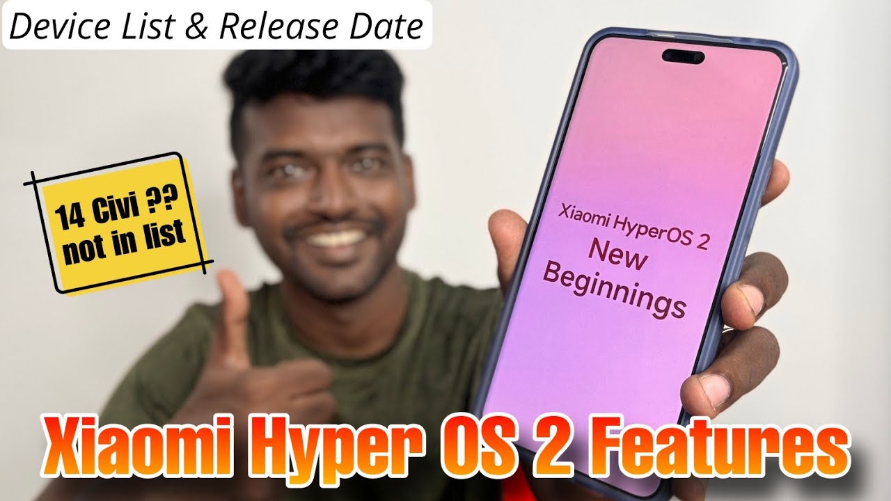 Xiaomi Hyper OS 2 🥳 New Feature & Device List 👍 Xiaomi 14 Civi Not in ...