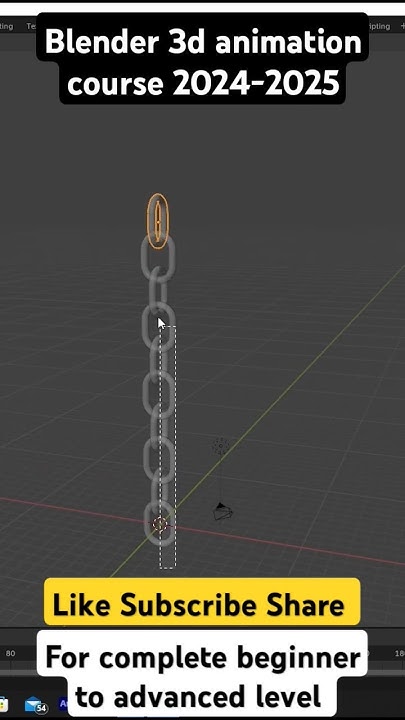 chain animation in blender 3d animation course for complete beginner to advanced level in 6 ...