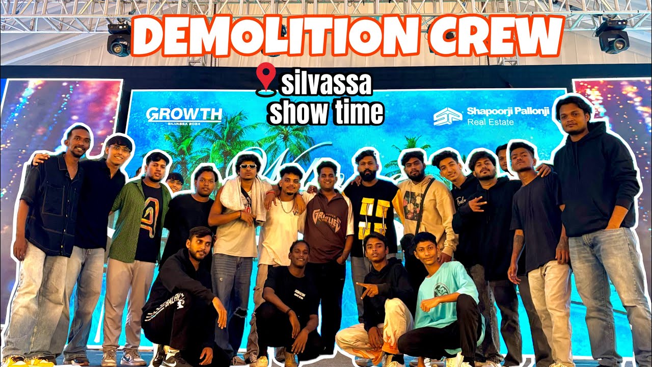 #16 vlog DEMOLITION CREW show time 📍silvassa - YouTube