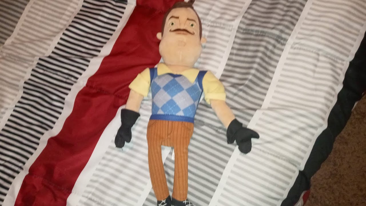 Hello Neighbor plush review video - YouTube