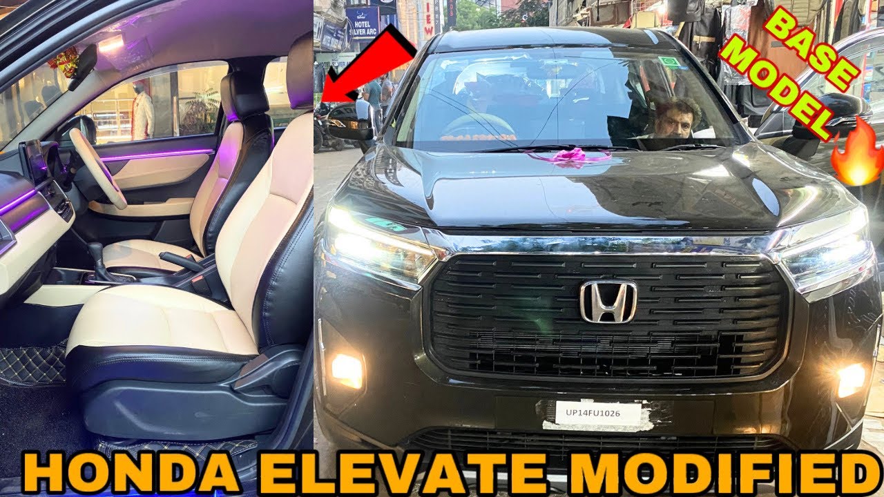 2024 HONDA ELEVATE BASE TO TOP MODIFIED 🔥fully interior change - YouTube