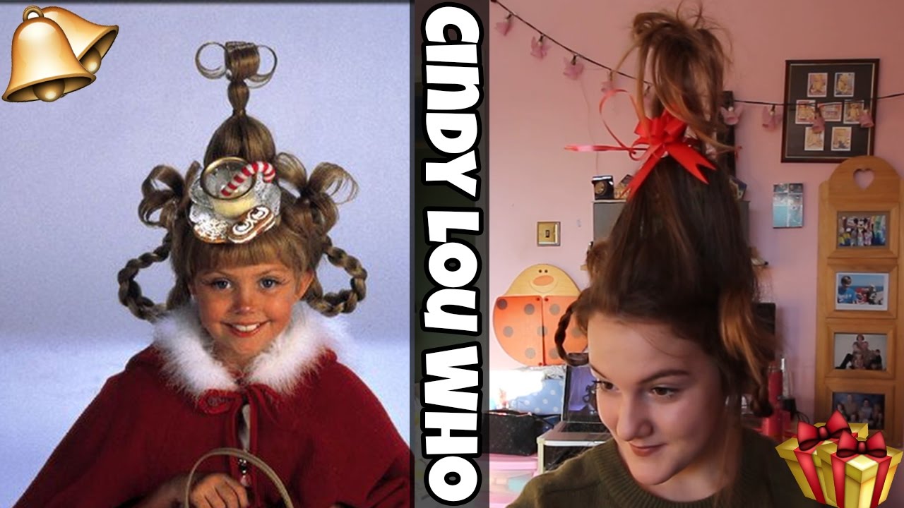Cindy Lou Who Hair Style!! - YouTube