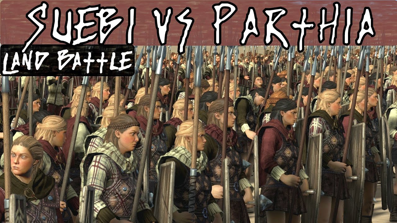 Total War Rome 2 Online Battle 206 Suebi vs Parthia - YouTube