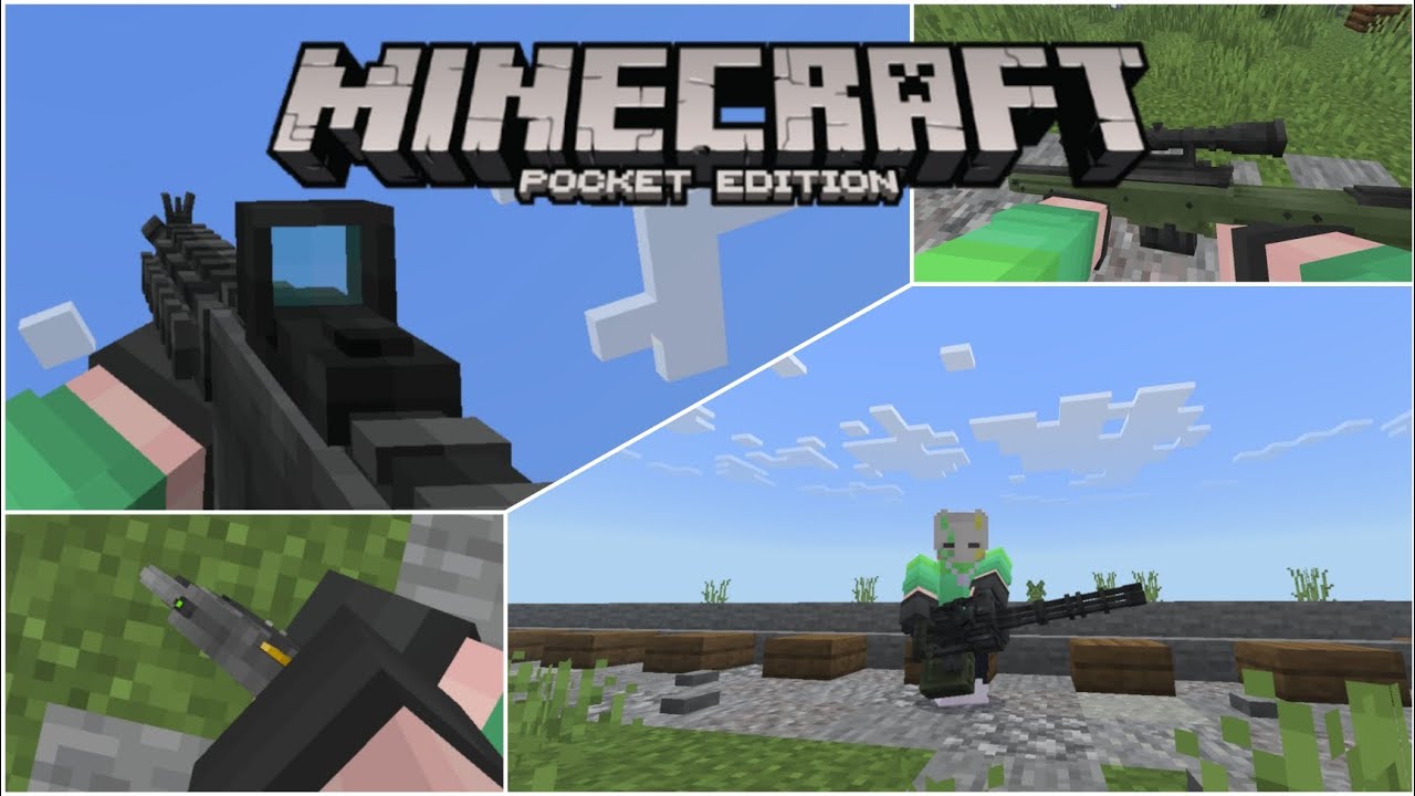 MCPE | Radium's Armament (3D Guns) - YouTube