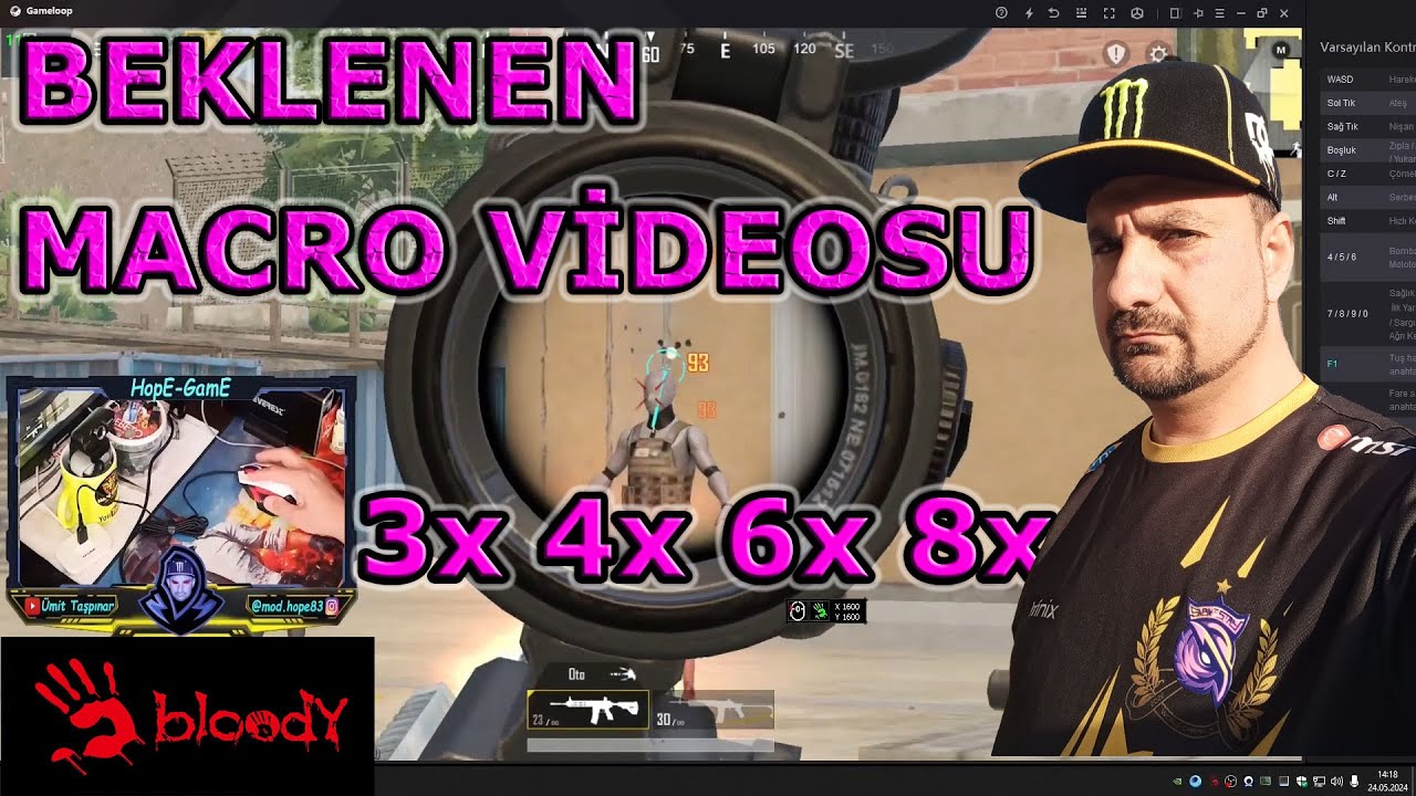 BEKLENEN MACRO VİDEOSU - Bloody w95 Macro Pubg Mobile - YouTube
