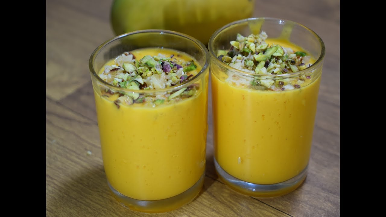 Best Mango Lassi recipe|Punjabi Lassi Recipe|Mango Yogurt Smoothie ...