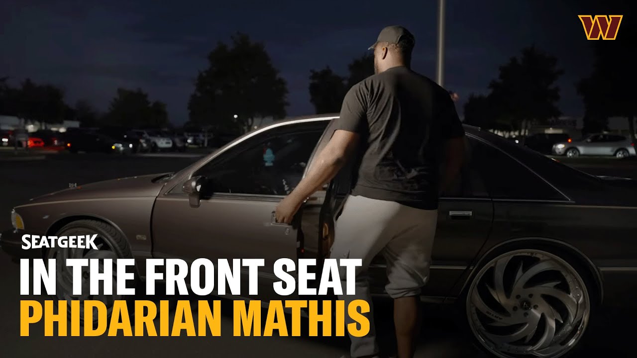 In the Front Seat: Phidarian Mathis | Washington Commanders | NFL - YouTube