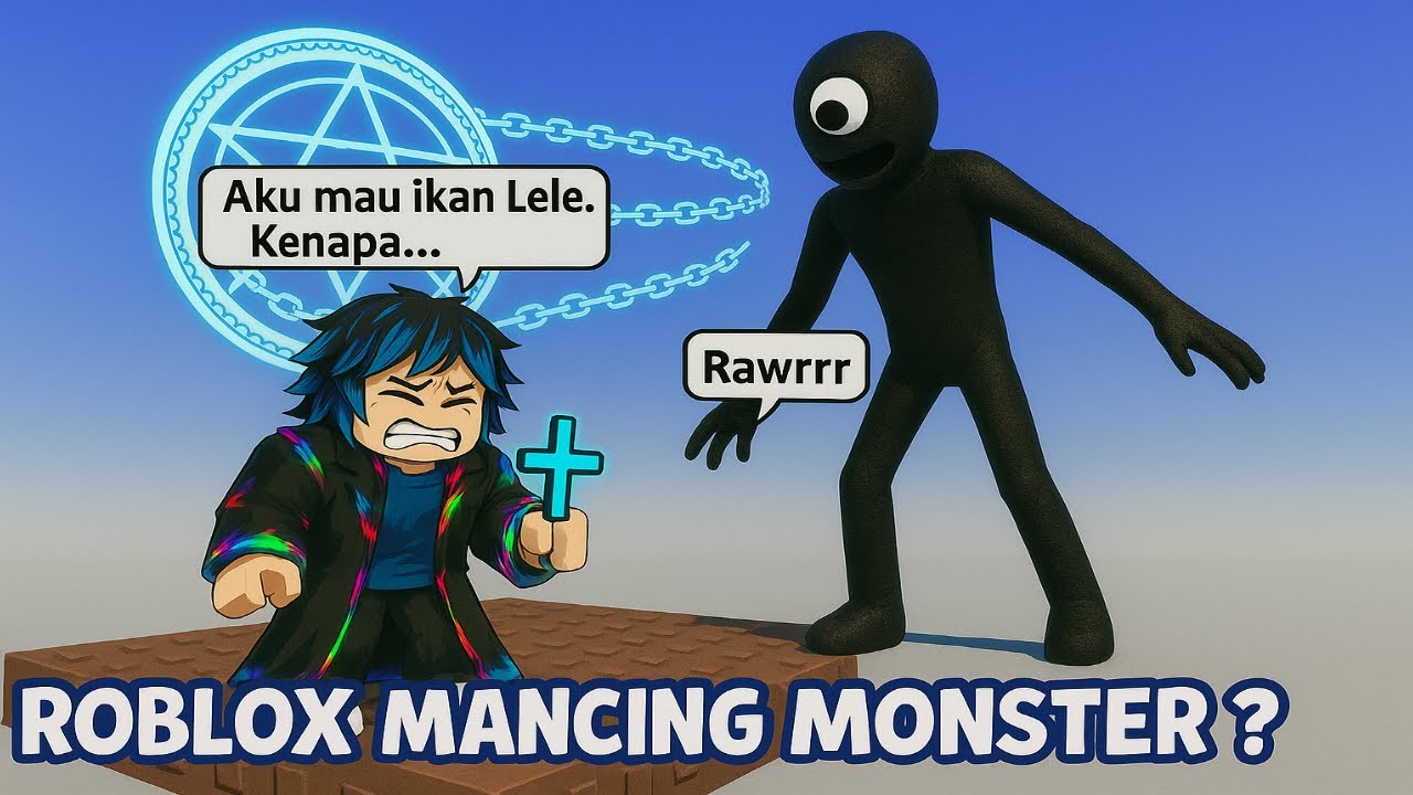 KOCAK 1000%‼️🤣| FISCH Tapi Bisa Mancing Monster ...⁉️😱| Roblox Entity ...