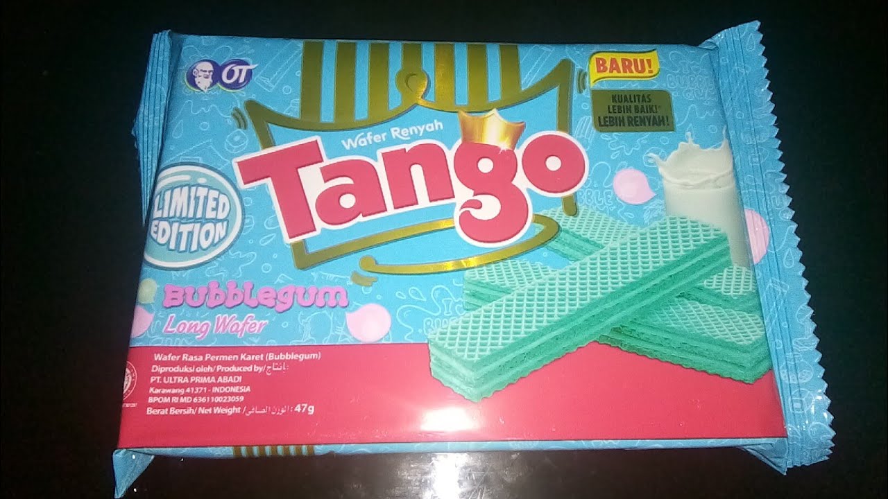 Review Produk #172 : Tango wafer Rasa bubble gum - YouTube
