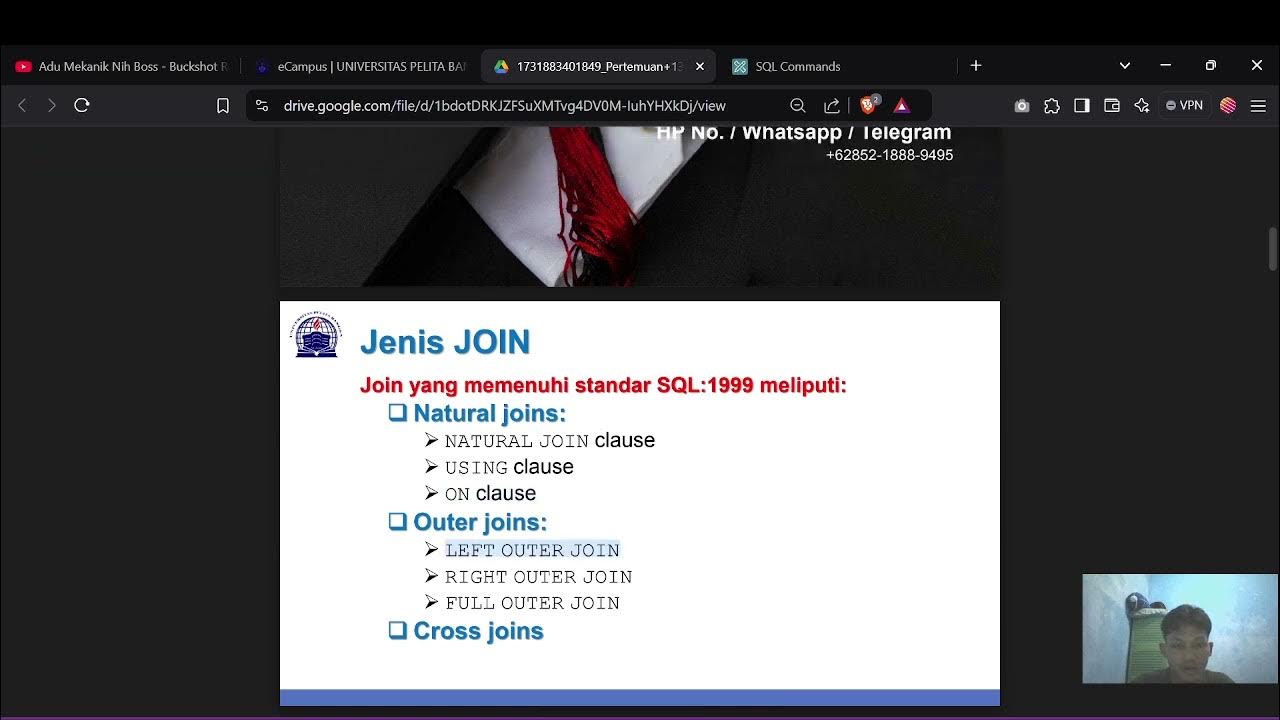 syntax code join pada oracle apex - YouTube