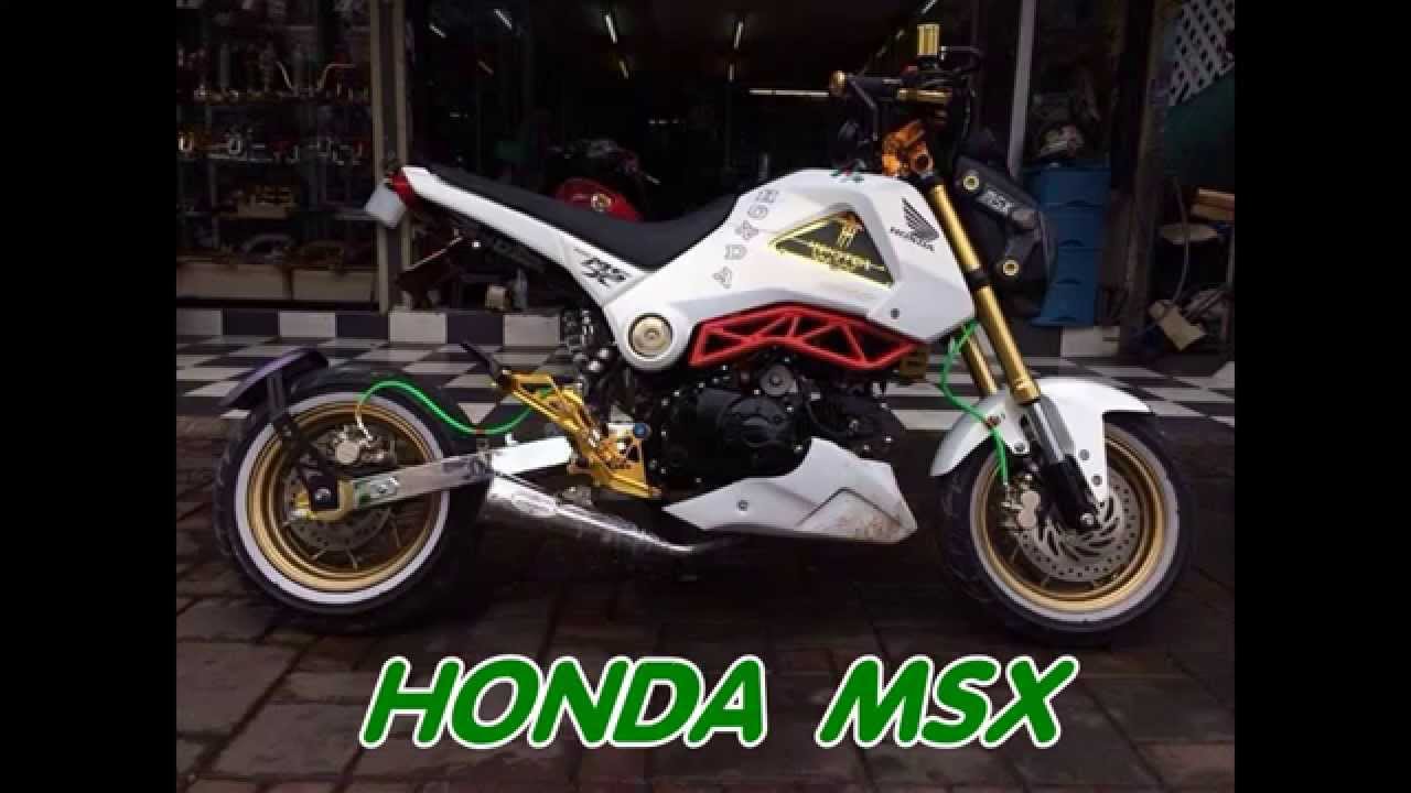Honda MSX 125 Decal 005KS 2015 Edit Motorcycle MSX - YouTube