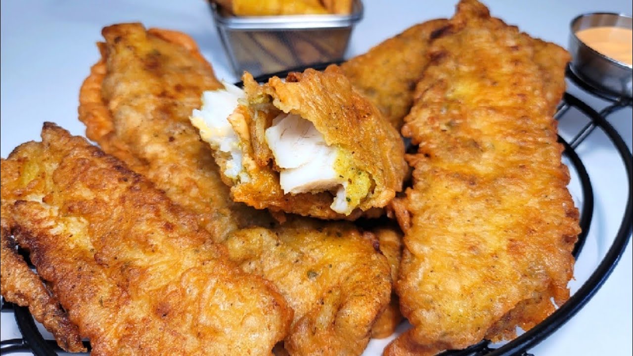 BATTERED FRIED FISH | recipe #friedfish - YouTube