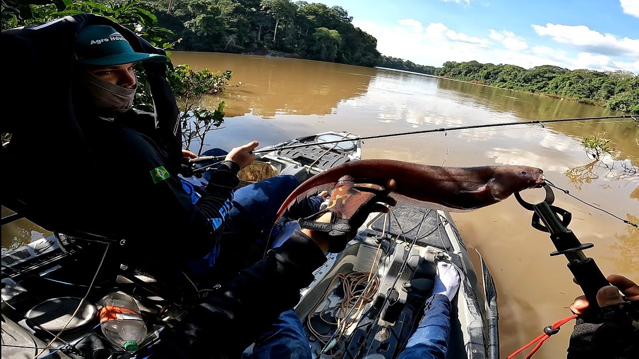 PEGAMOS UMA TUVIRA GIGANTE!!! PESCARIA NO RIO TELES PIRES - YouTube