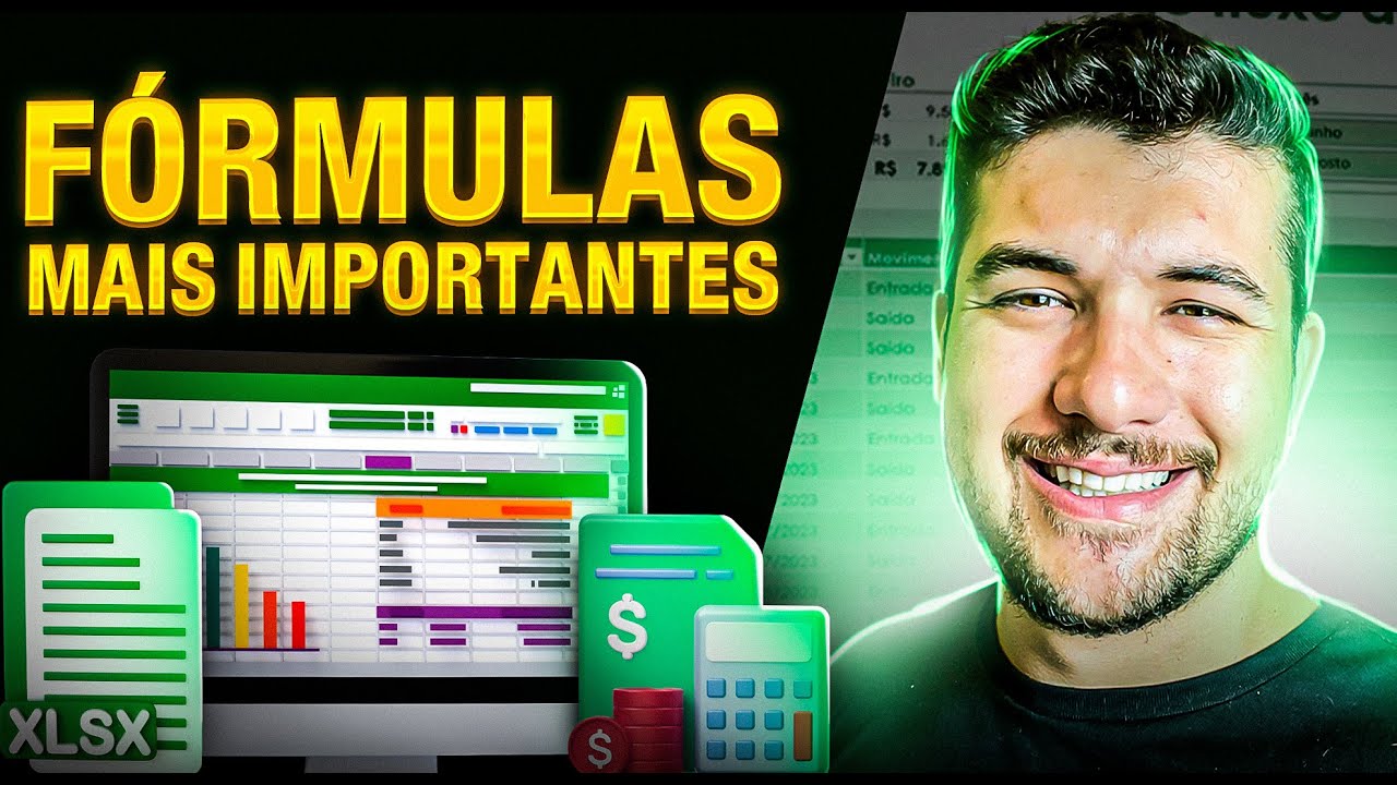 AS 7 FÓRMULAS MAIS USADAS NO EXCEL (você tem que aprender isso) - YouTube