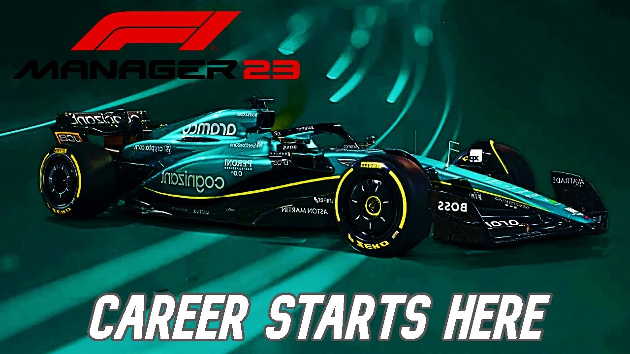 F1 MANAGER 23 - CAREER STARTS HERE S1 RACE 1 - YouTube