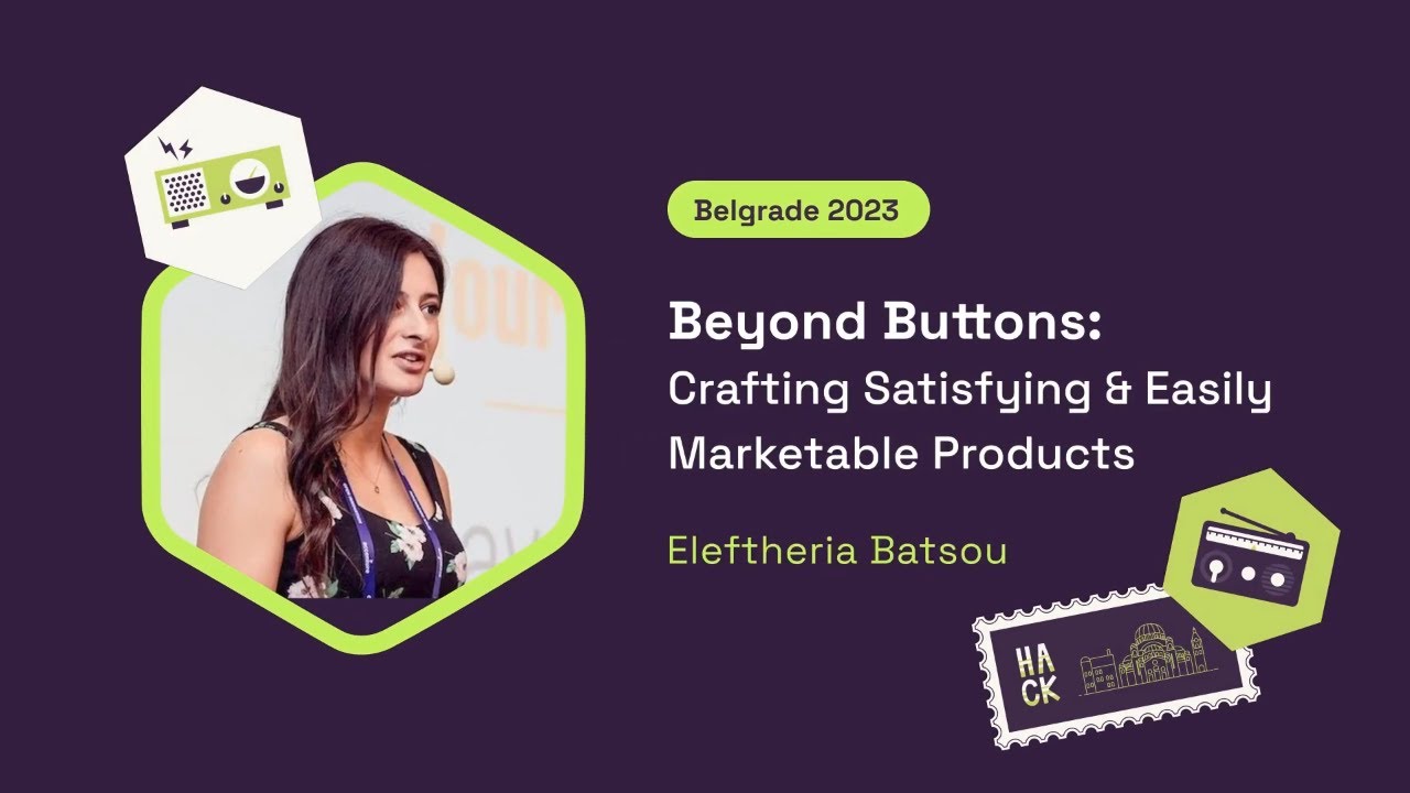 Beyond Buttons: Crafting Satisfying & Easily Marketable Products - YouTube