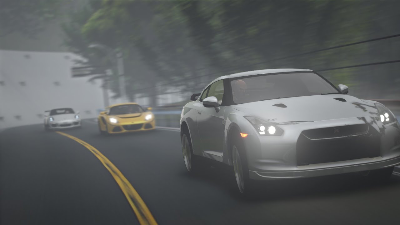 Nissan GT-R R35 in Hakone Turnpike Downhill - Fujiwara Tofu Shop FiveM ...