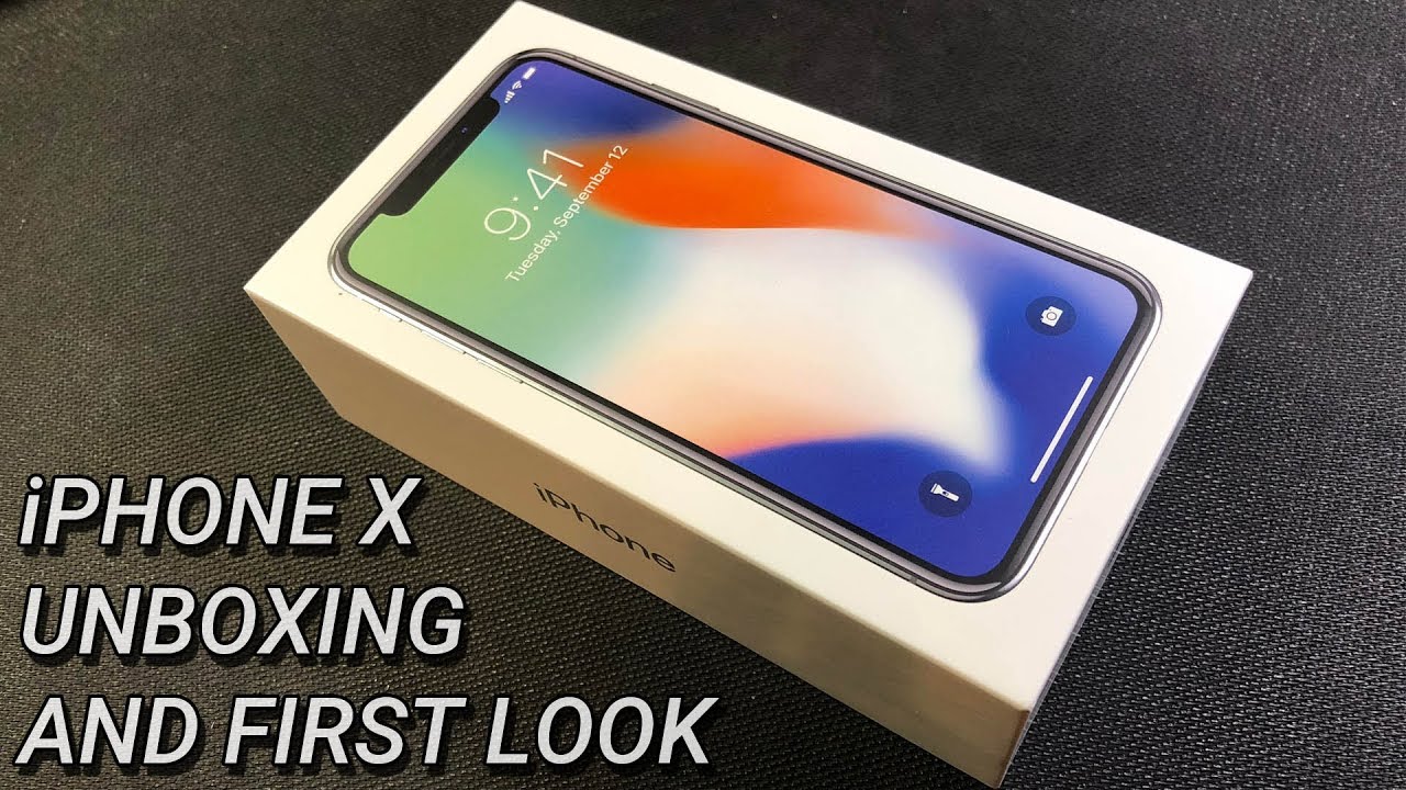 iPhone X Unboxing and First Look - YouTube