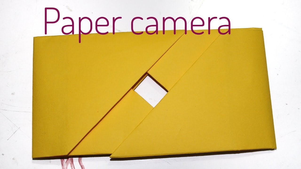 easy paper camera ,origami camera - YouTube