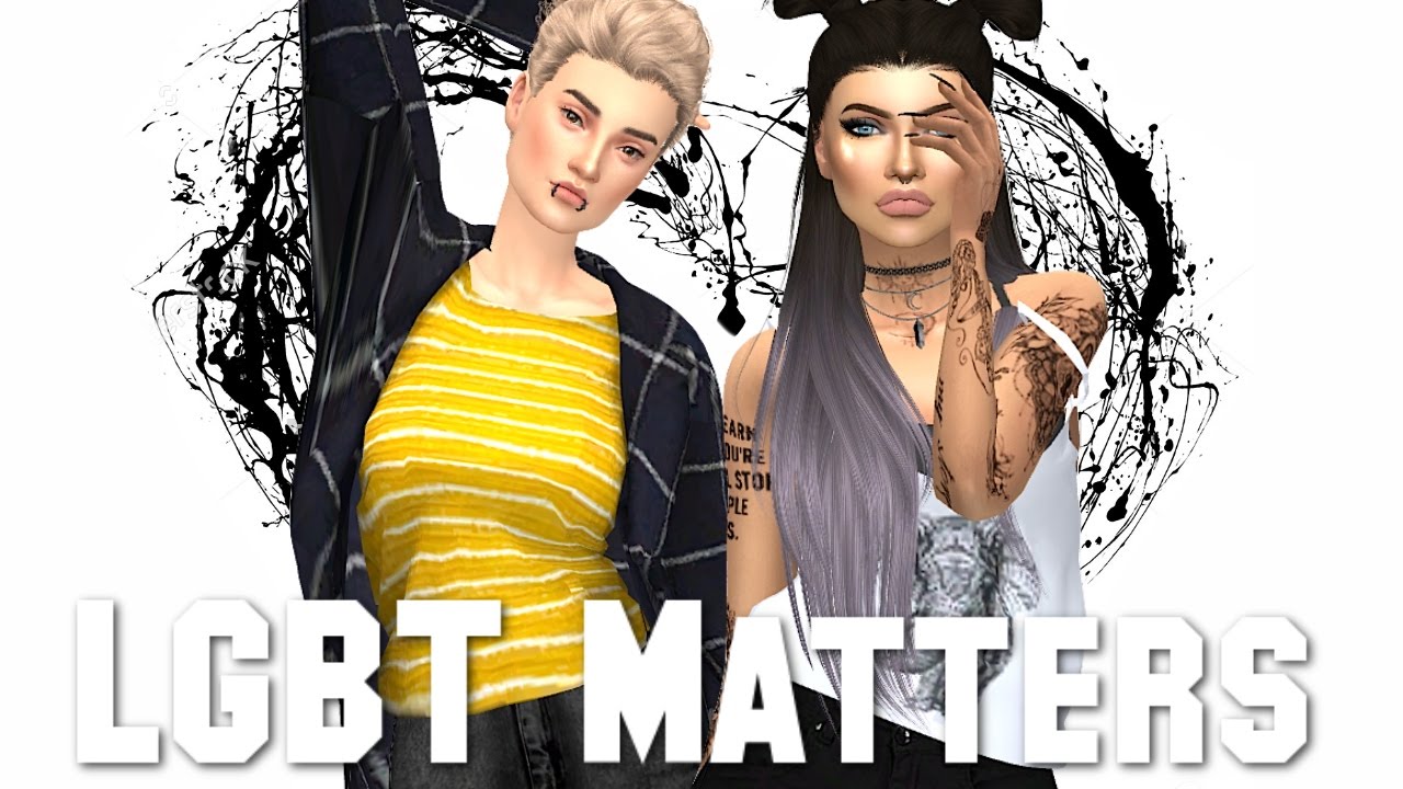 The Sims 4: Create A Sim | LGBT Matters Tag by Pastel Gaming + FULL CC ...