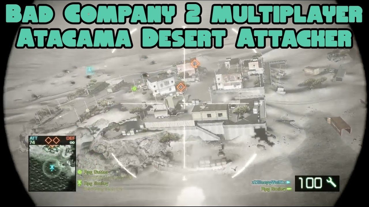 Battlefield Bad Company 2 Multiplayer Gameplay - Atacama Desert ...