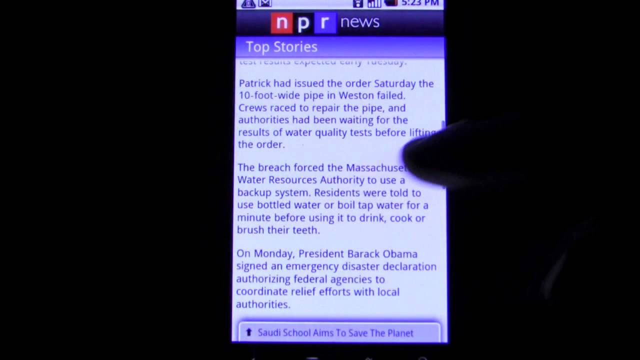 NPR News Android App Review - AndroidApps.com - YouTube