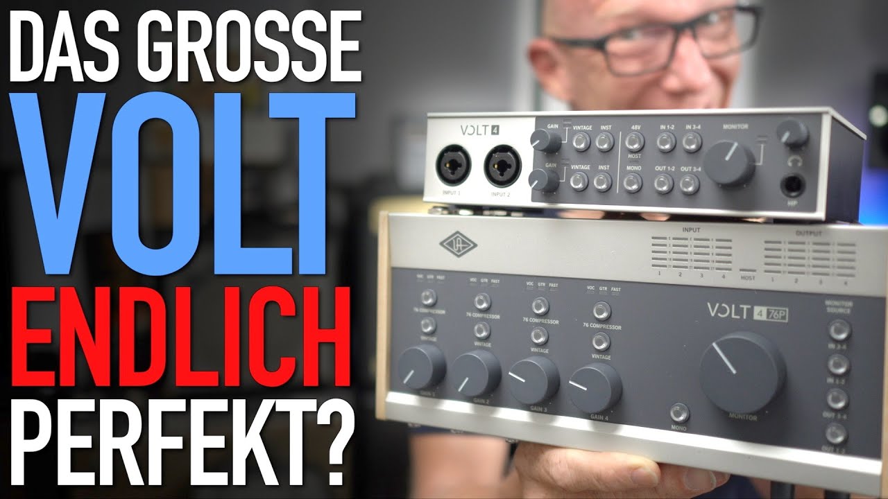 Review & Test: Universal Audio VOLT 476P mit 4 PreAmps | USB Audio ...