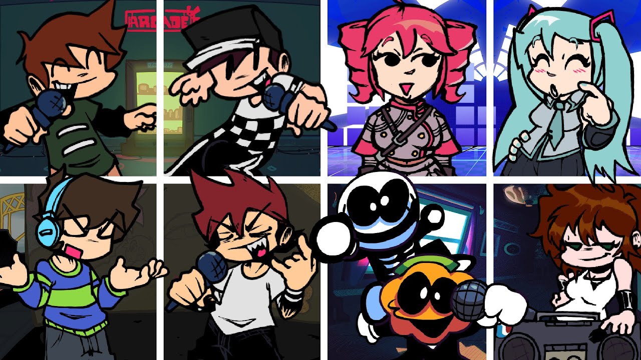 Friday Night Funkin' - Rapping Funkers Full Mod Showcase (Big OC Mod ...