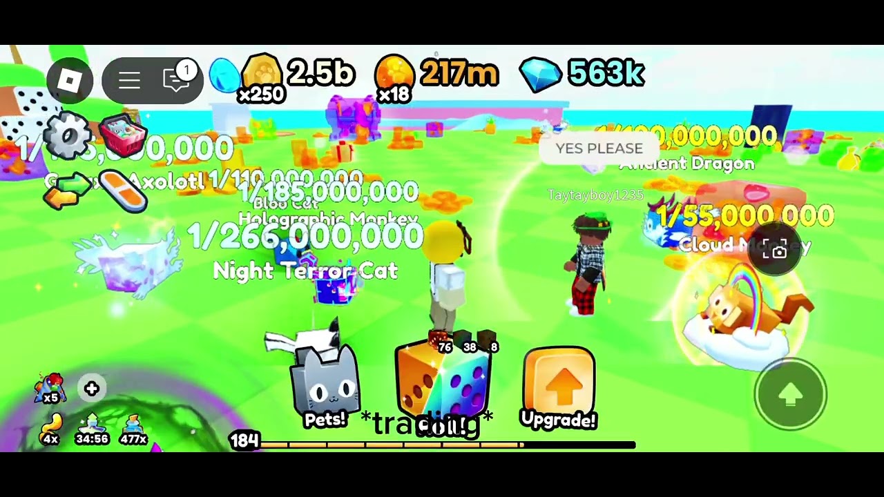 Using tier 4 instant luck potions(pets go)😃 - YouTube