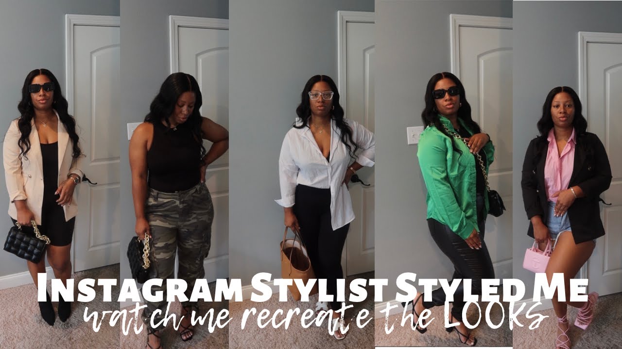 Instagram Styled Me | recreating looks from Instagram stylist - YouTube