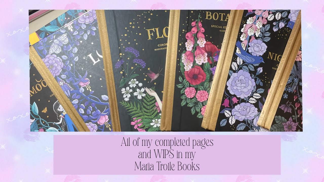 All of my completed pages and WIPS in my Maria Trolle Books # ...