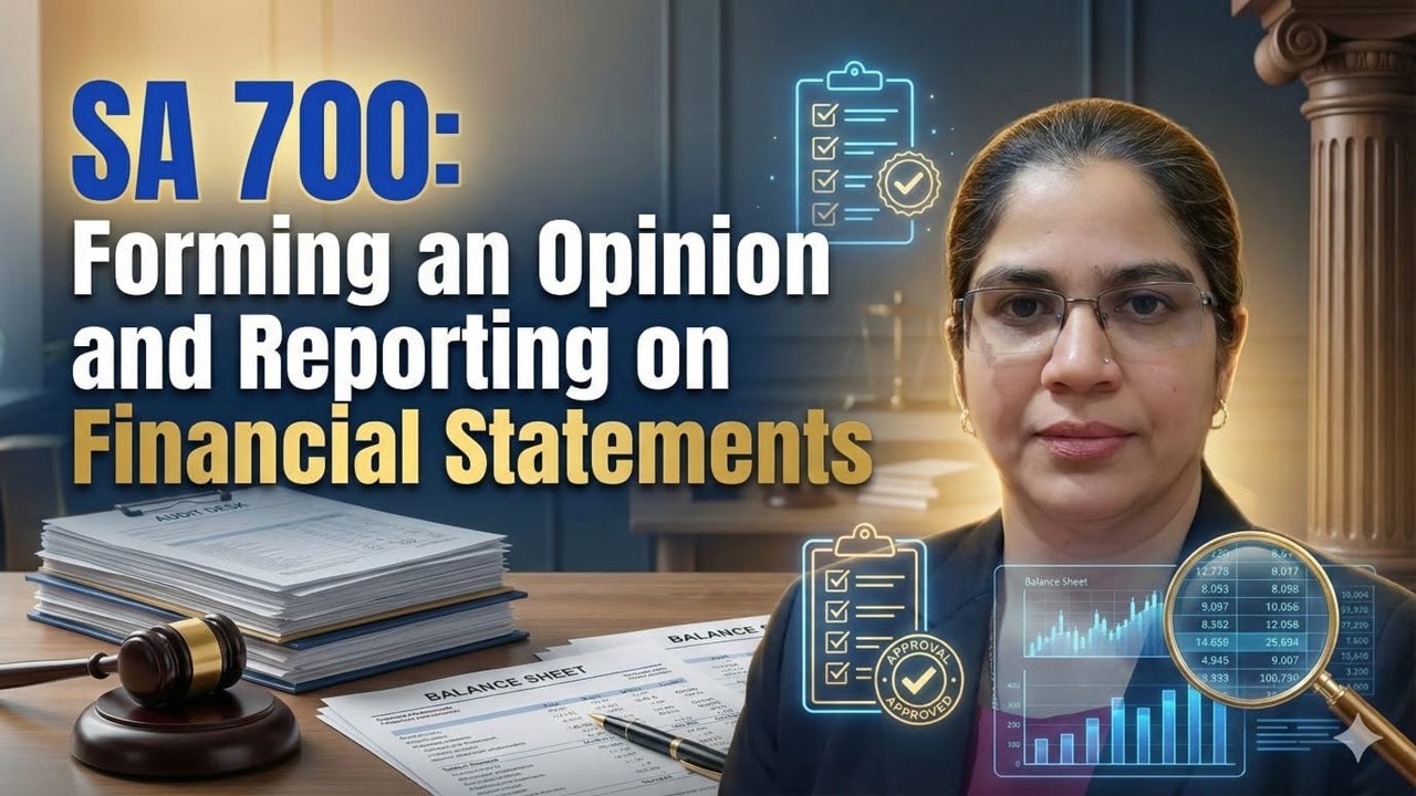 SA 700 – Forming an Opinion and Reporting on Financial Statements ...