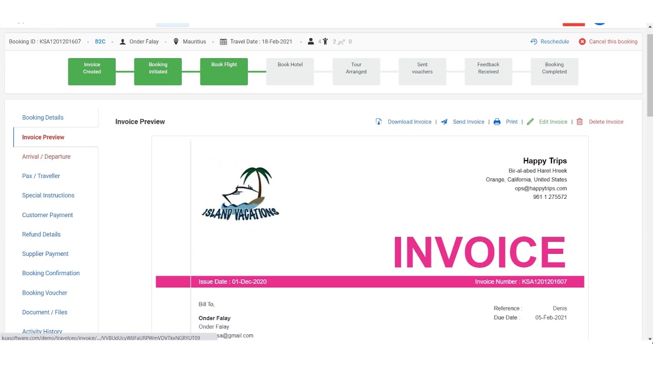 Booking Management - Travel CEO - Best Travel CRM Software - YouTube