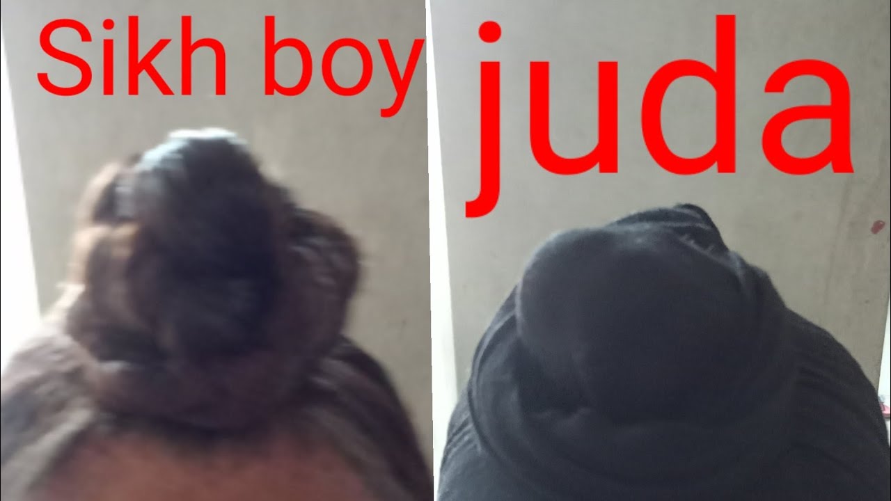 HOW to make sikh boy juda and tie patka? - YouTube